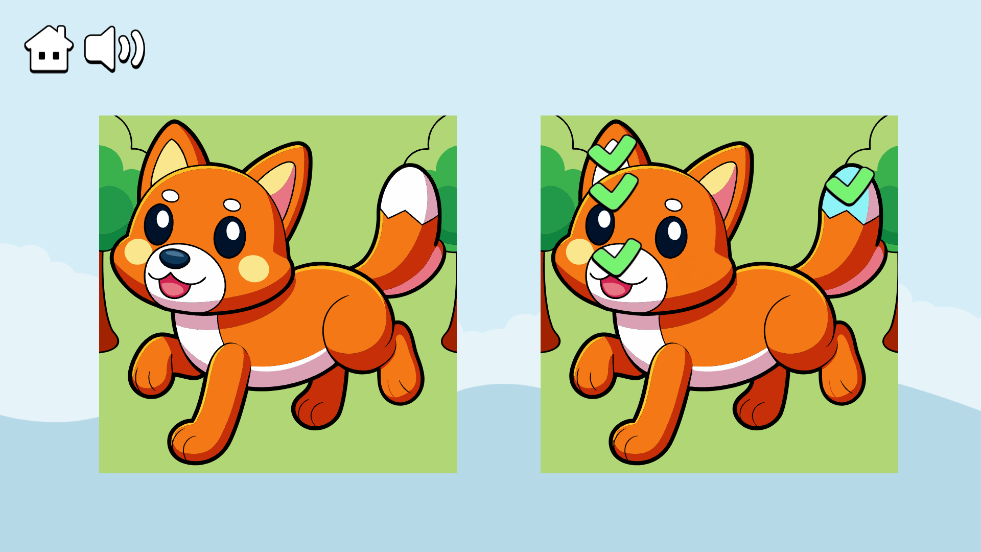 Spot the 5 differences - HTML5 Educational Game - Construct 3 by 2dragontails